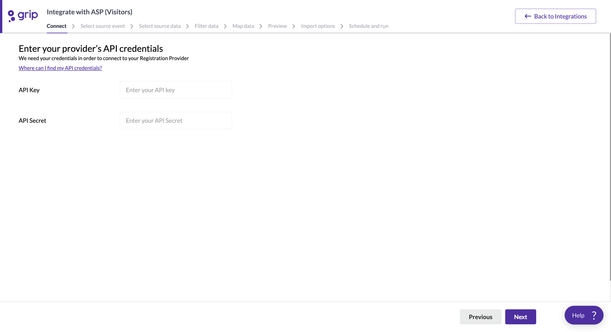 Integrations with ASP